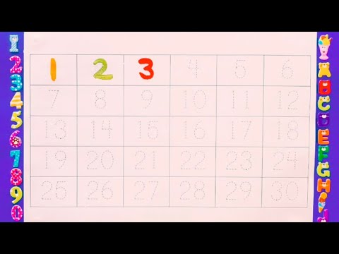 12345|123456789|123 numbers|Counting numbers 1to30 for childrens ...