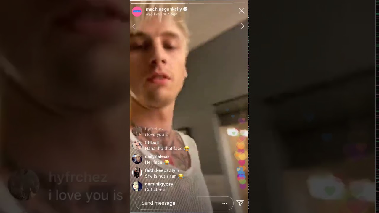 machine gun kelly Instagram live 5/02/20 - YouTube