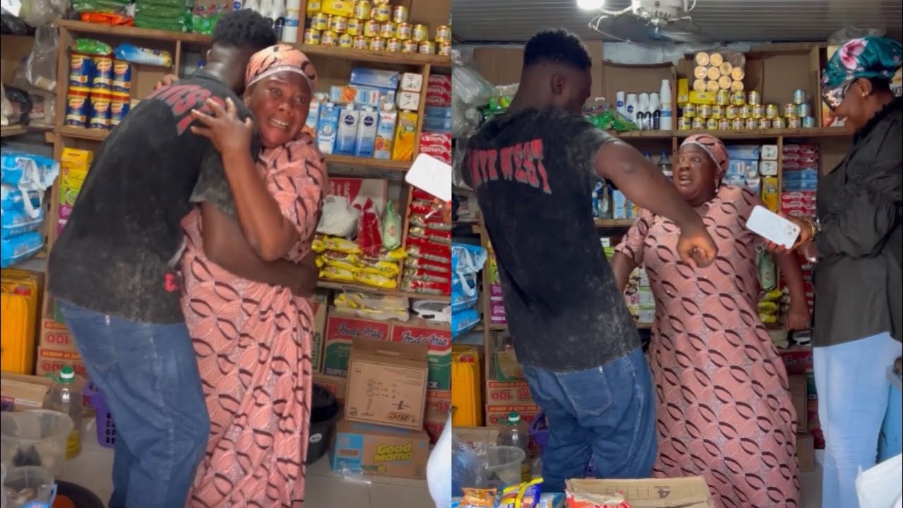 Emotional😭 moment son bought supermarket opposite mother’s mama-put ...