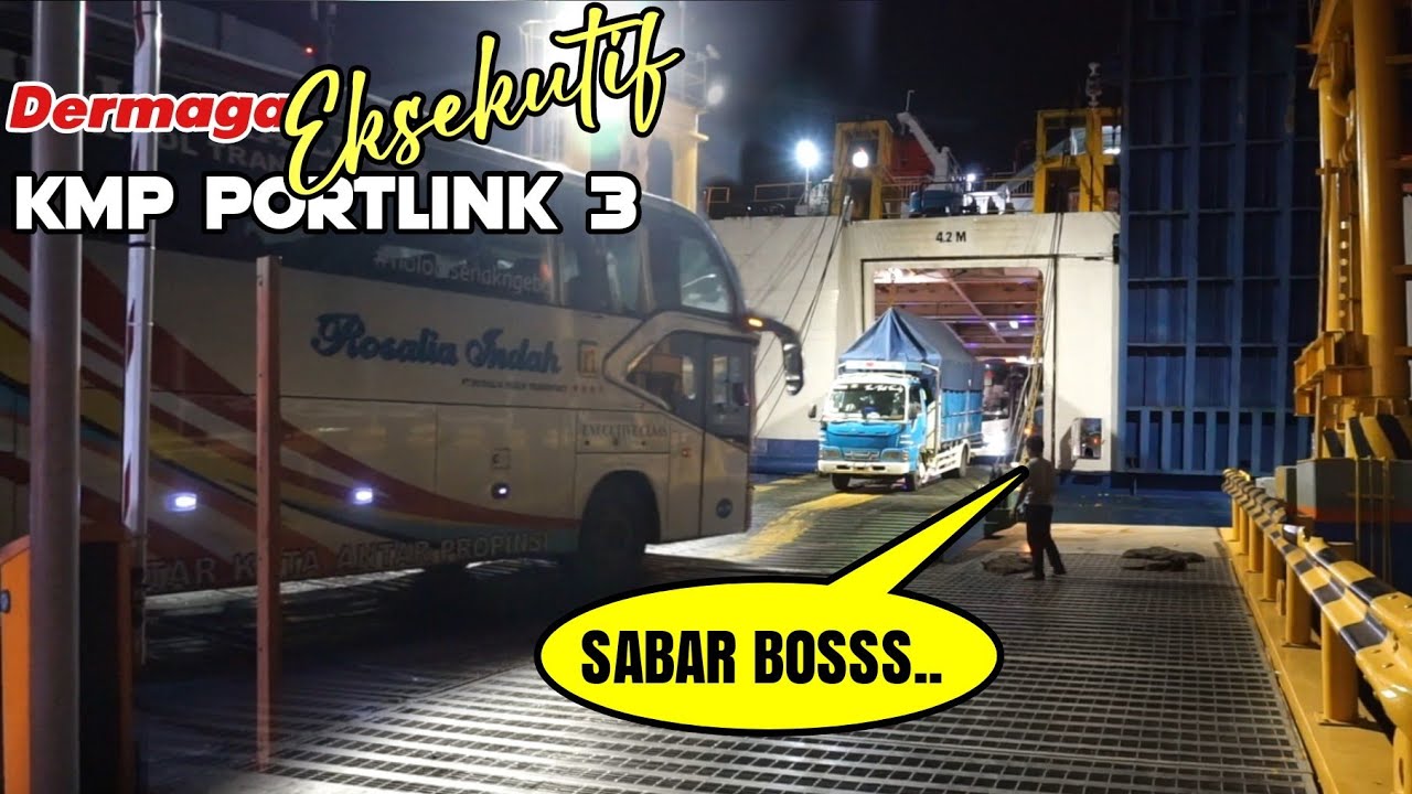 KAPAL TERBESAR 🔥 Sekali Bongkar Muat Ratusan mobil (KMP PORTLINK 3 ...