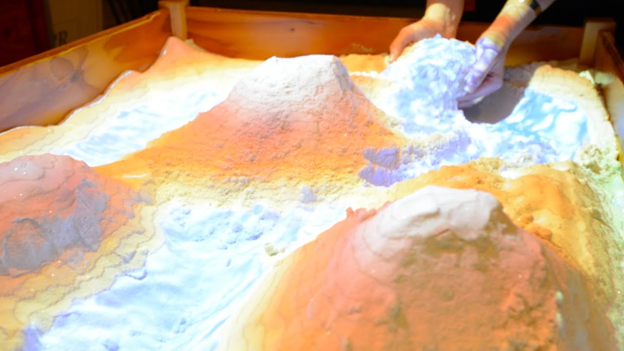 UC Davis' Augmented Reality Sandbox Teaches Topography, Watersheds, Big ...