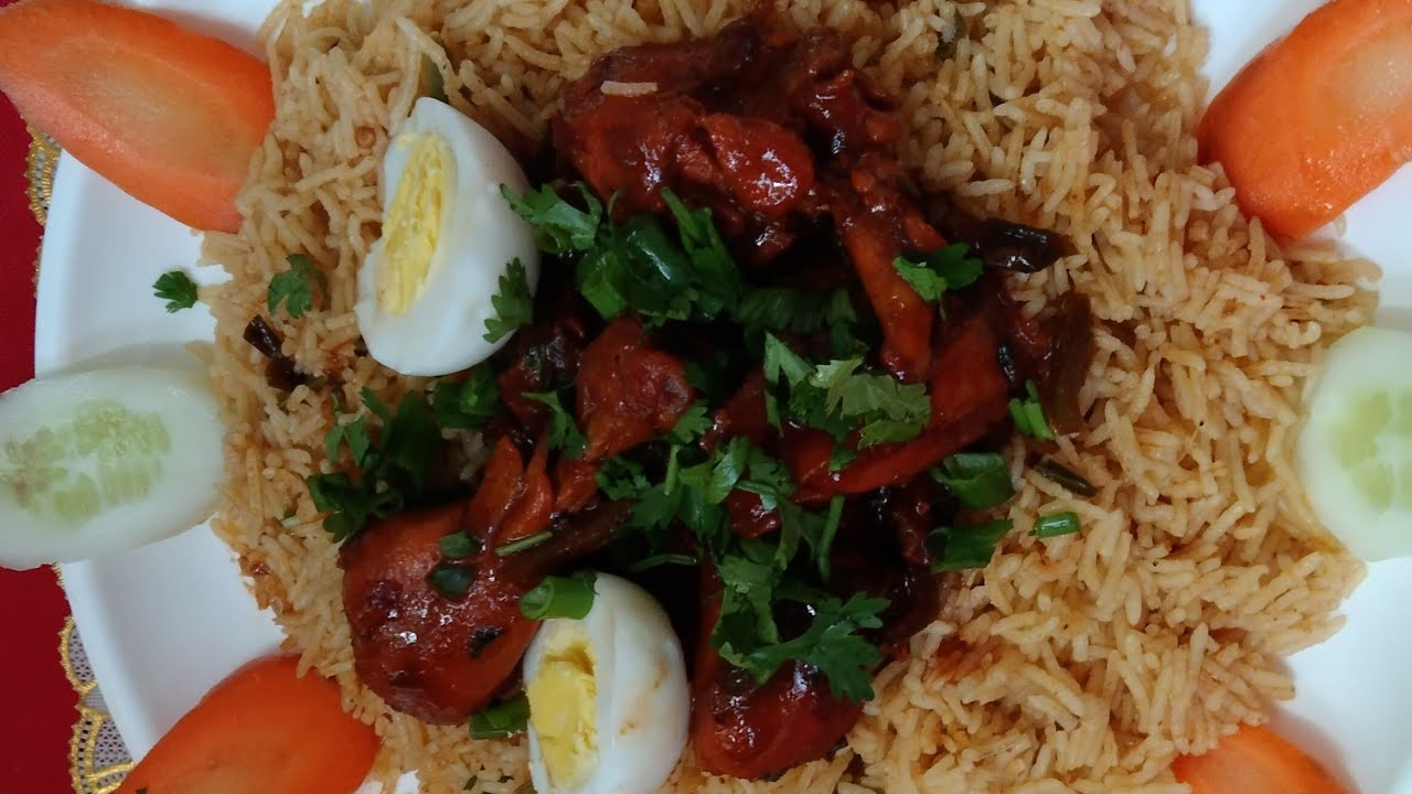 Chicken Kepsa Biryani Rice | Restaurant style chicken kabsa rice ...