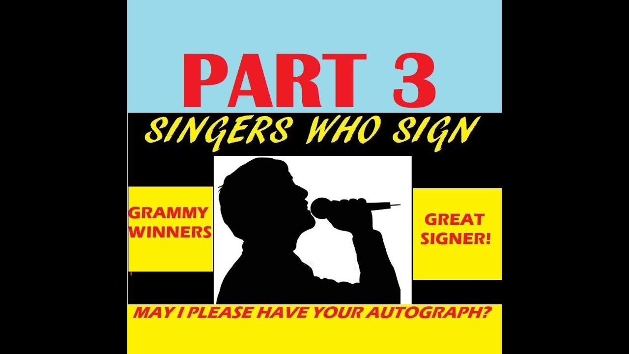 PART 3 - FREE AUTOGRAPHS! IN PERSON SINGERS THAT SIGN! - YouTube