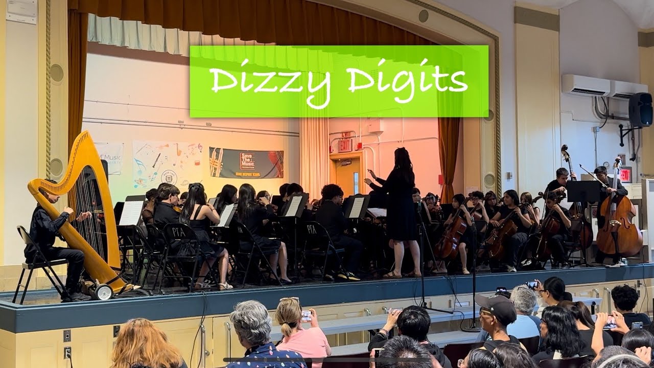 Dizzy Digits by Richard Meyer - Performed by NYC Middle School Orchestra - YouTube