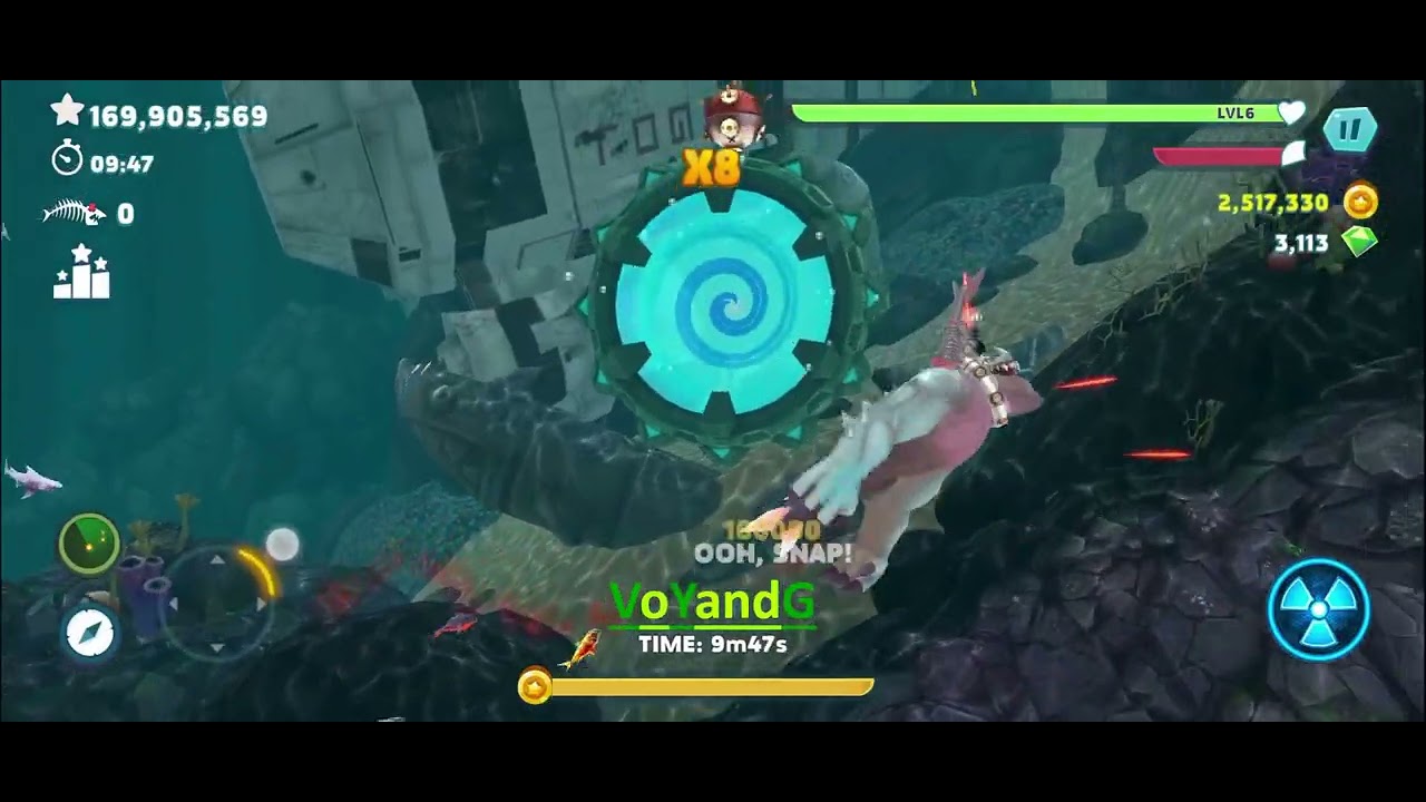 Hungry Shark Evolution - Behemoth 4 Gameplay (VoYandG) - YouTube