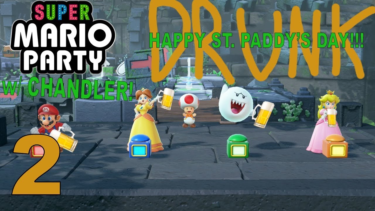 Drunk Super Mario Party: Part 2 - Gettin' Harder - YouTube