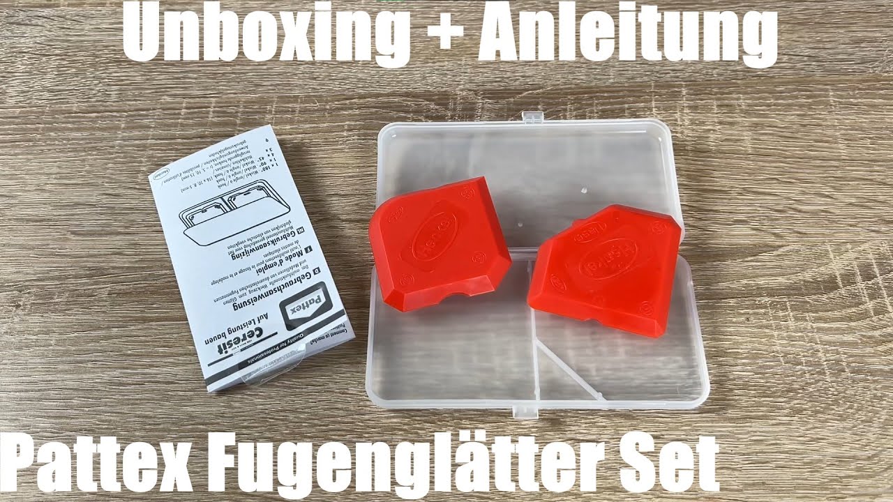 Pattex Fugenglätter Set, 9 Fugenspachtel zum professionellen Glätten ...