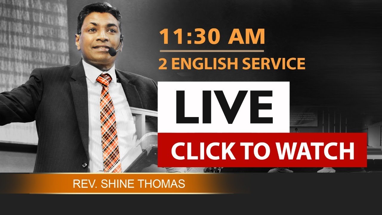 LIVE Sunday English Service | Online English Church Service | 7 June ...