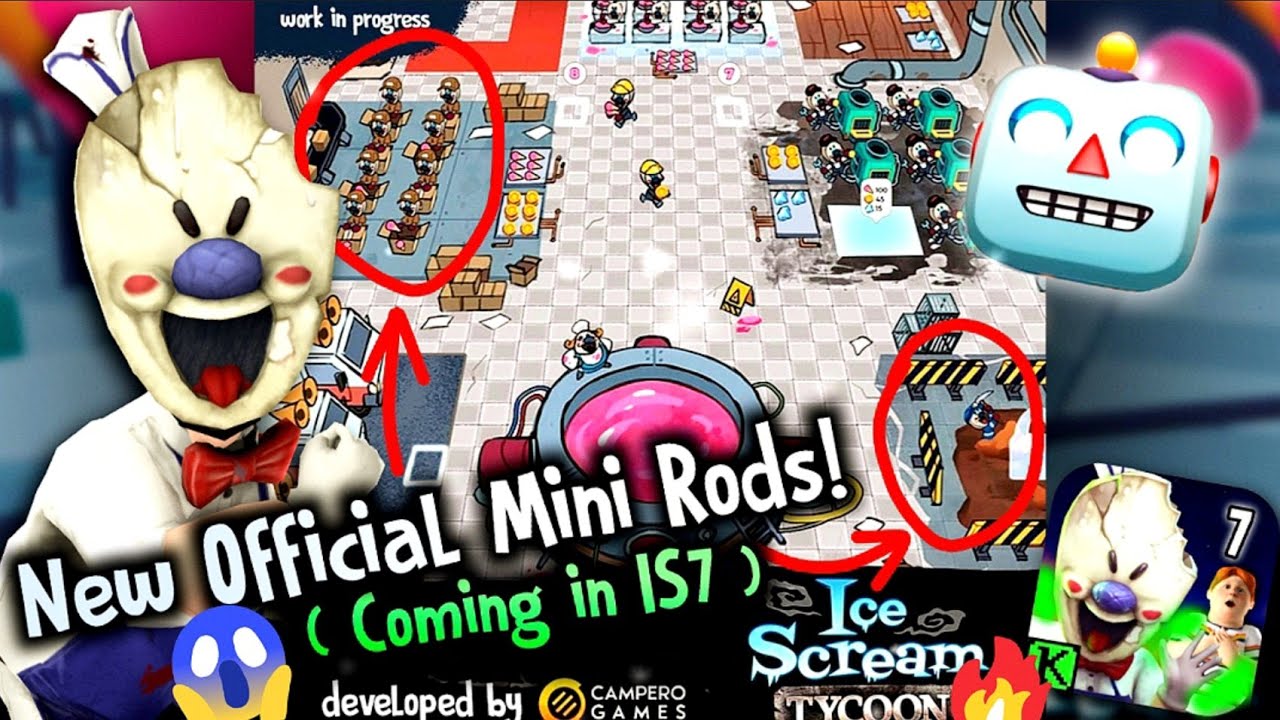 New CONSTRUCTION & Packing Mini Rods Coming In ICE SCREAM 7! | Ice ...