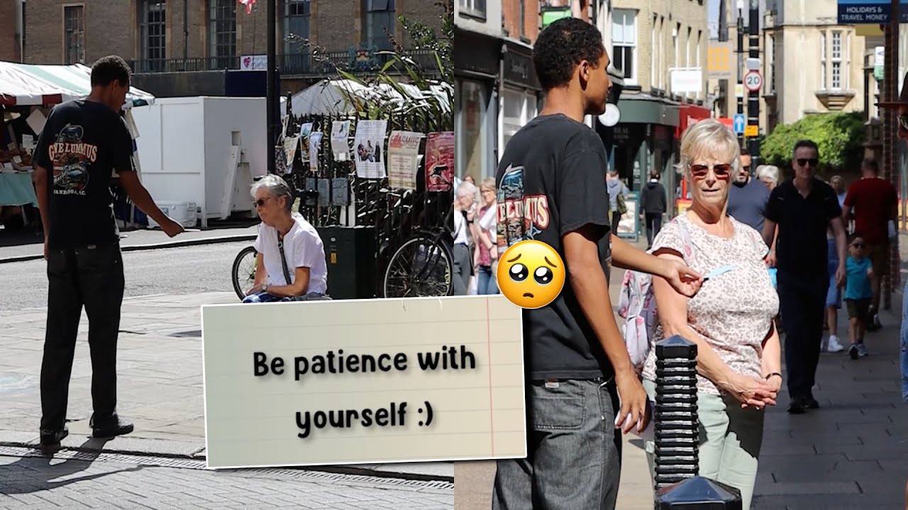 Giving Roses & Notes To Old People! 🥺🥰 - YouTube