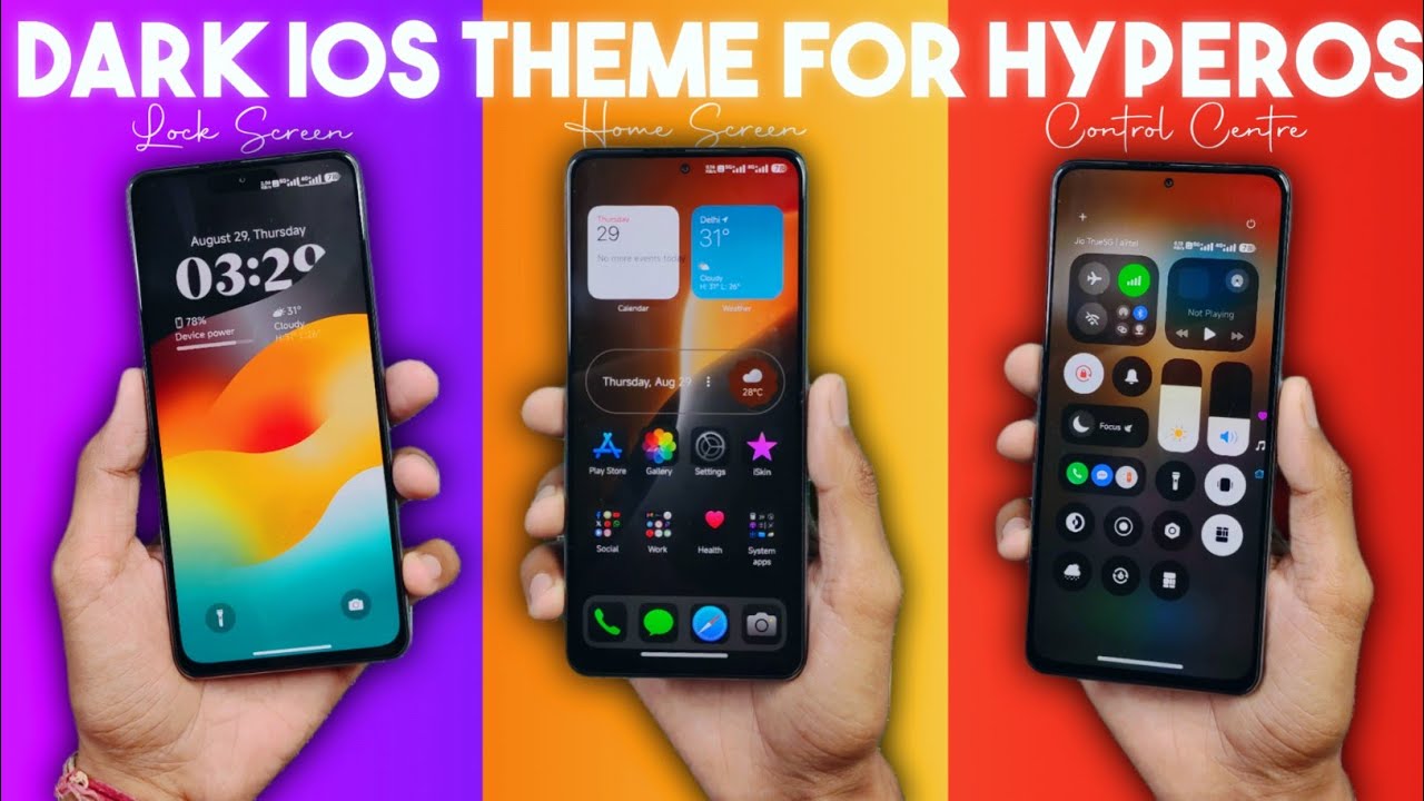 Most Awaited Dark iOS 18 Theme for Xiaomi, Redmi, & POCO Devices ...