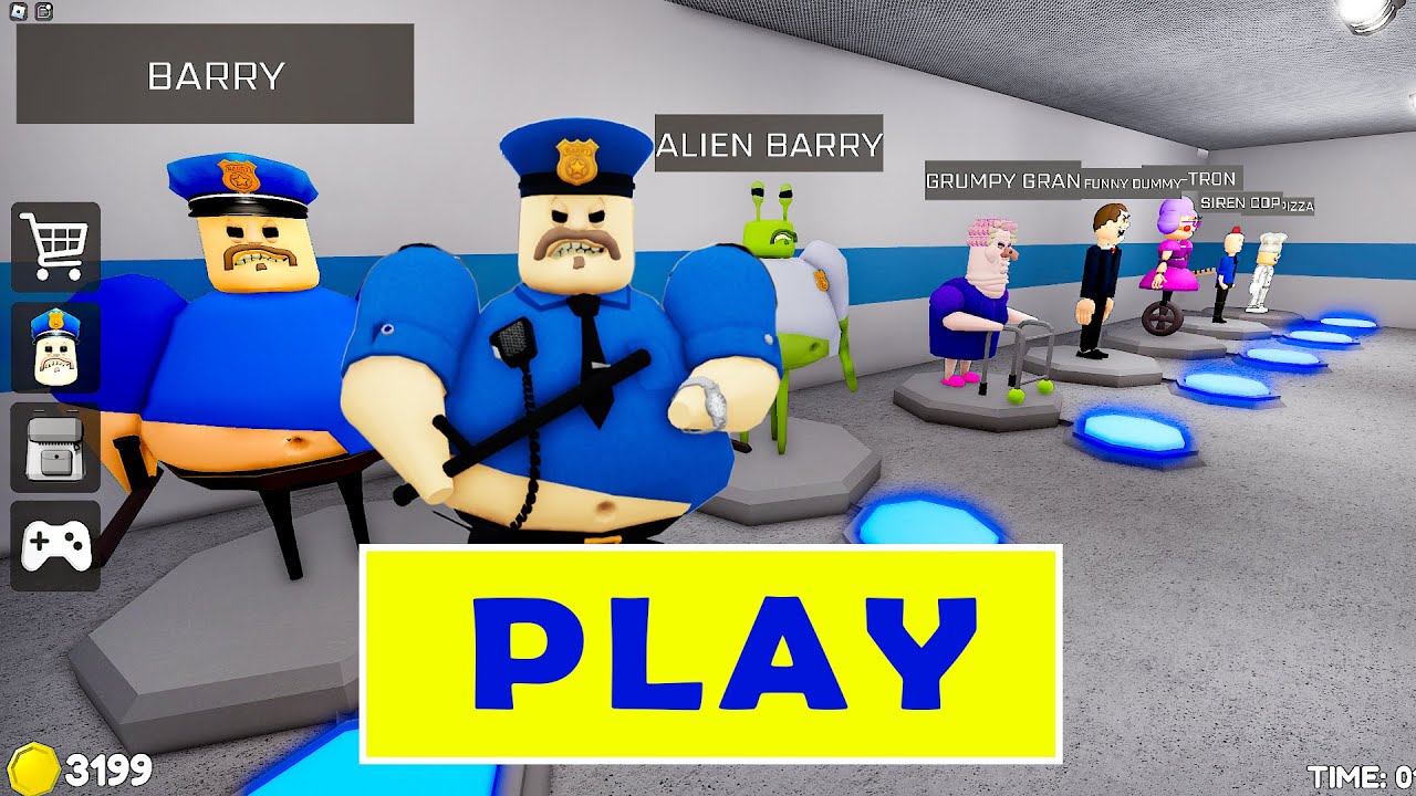 All morphs unlocked Prisoner Barry's Prison Run! Barry, Papa PIza Ani ...
