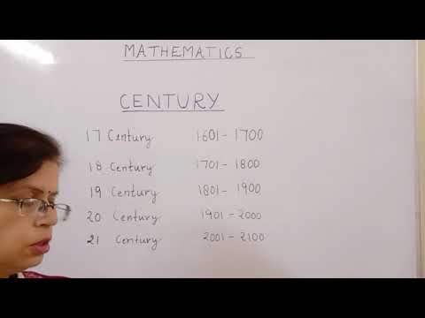 How to calculate Century by given year. - YouTube
