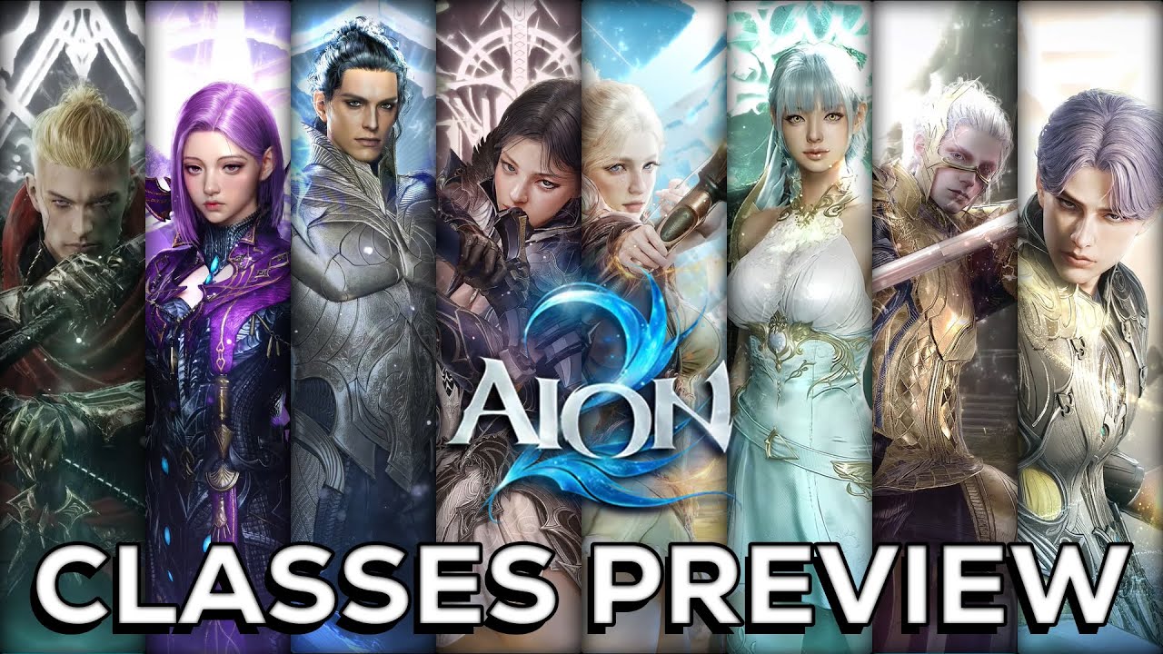 Aion 2 Final all 8 Classes Preview [4k] - YouTube
