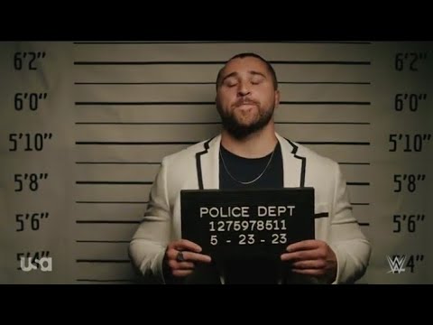 WWE NXT 5/30/2023 - Tony D'Angelo Gets His Mugshot Taken At The Local ...