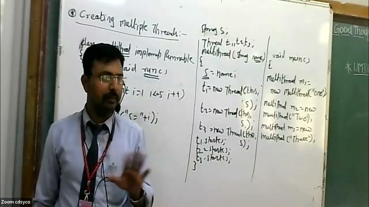 JPR L-51: Creating Multiple thread, Using isAlive() & join() methods. - YouTube