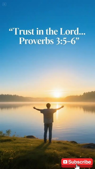 Trust in the Lord Proverbs 35 6#BibleVerse #TrustInGod #Faith # ...