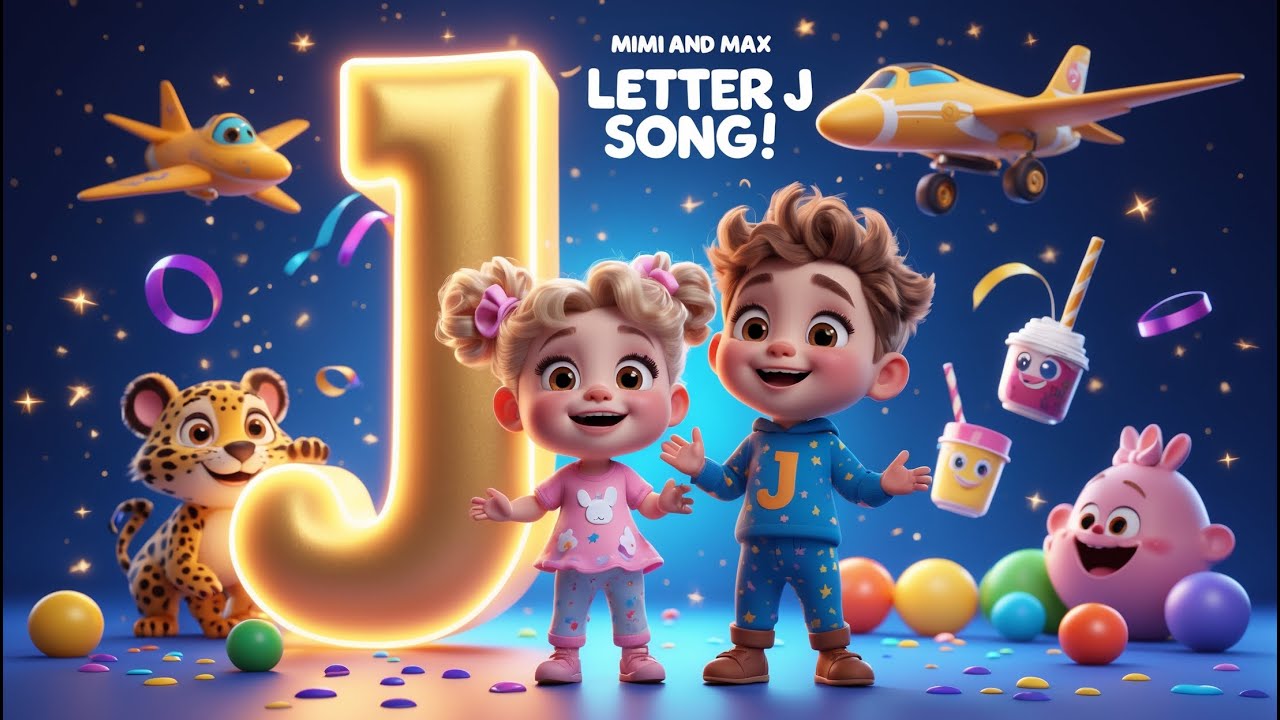 “Letter J Song for Kids | Jumping Jelly Joy with Mimi & Max | ABC ...