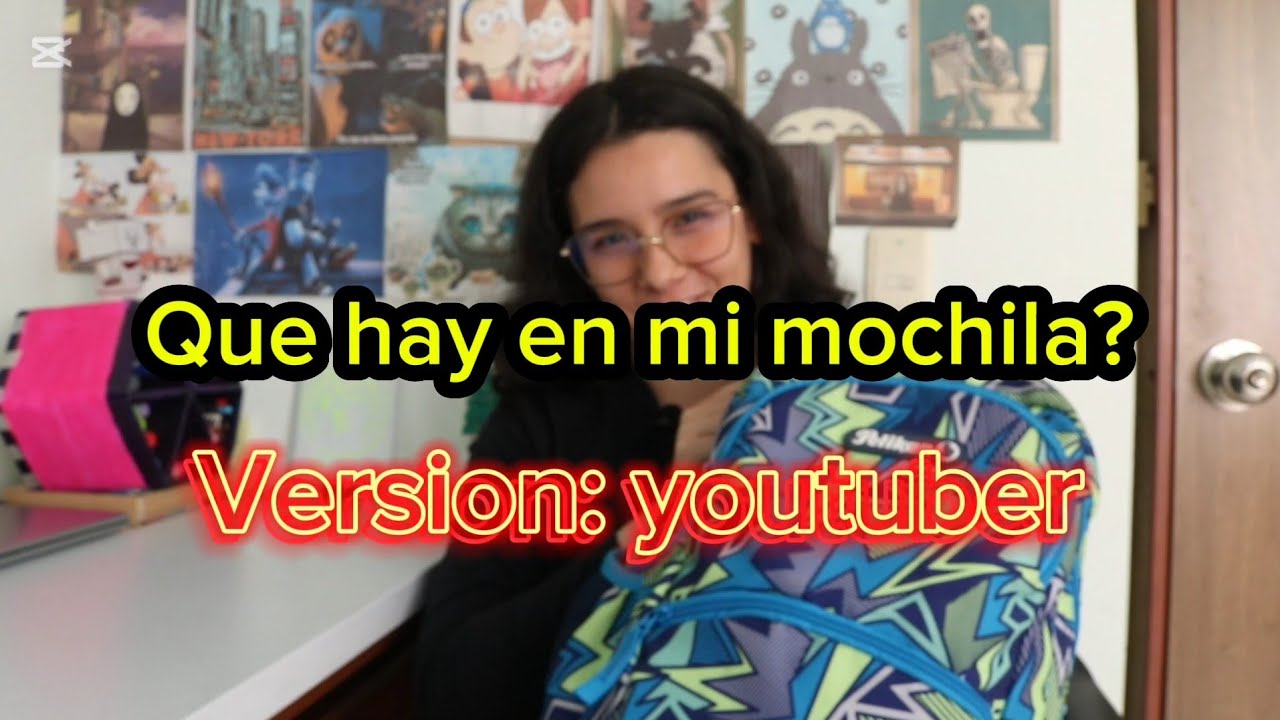 que hay en mi mochila? - YouTube