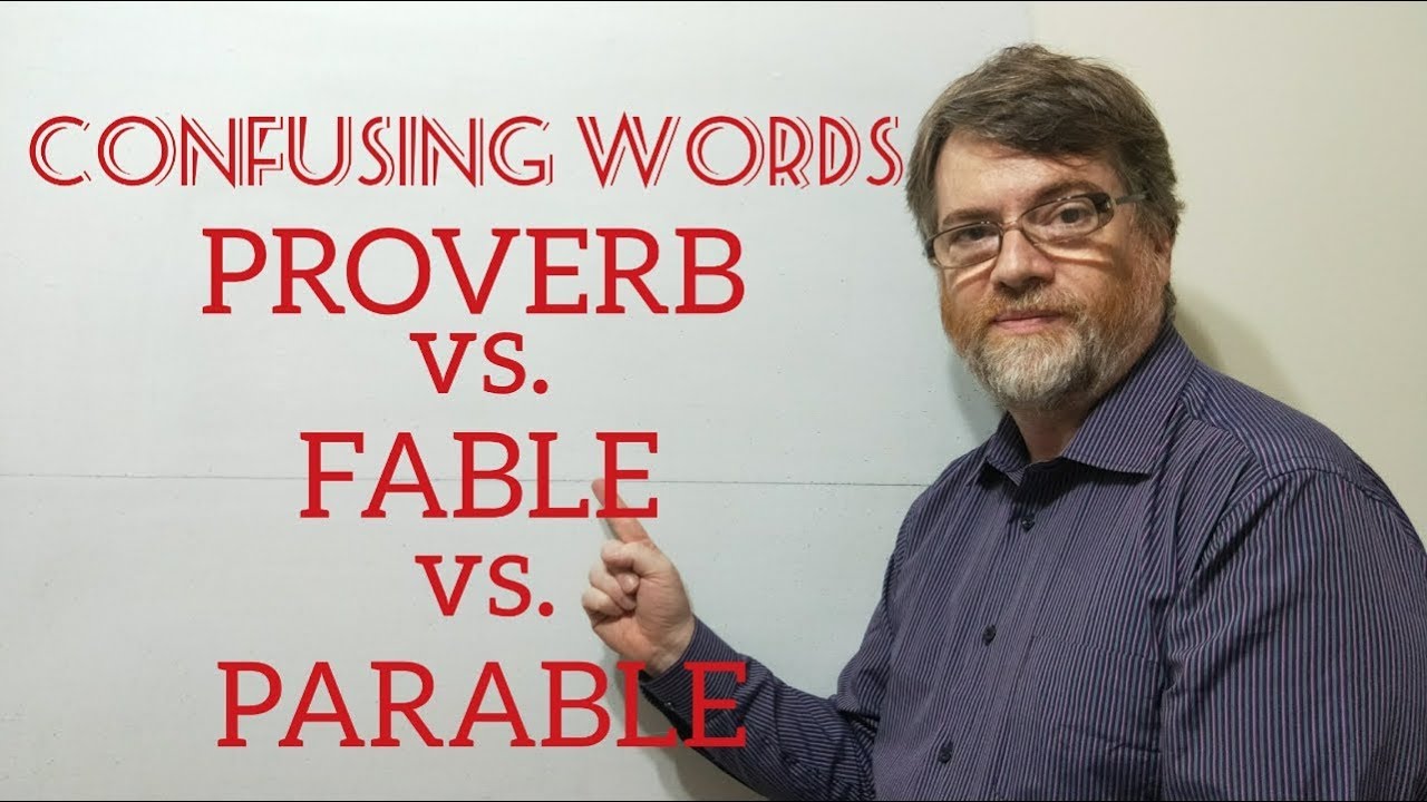 English Tutor Nick P Lesson (370) The Difference Between Proverb Fable ...