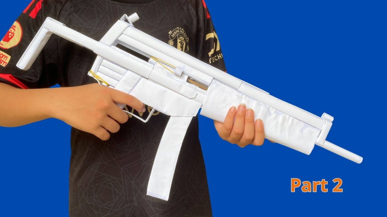 PAPER MP5 GUN TUTORIAL – PART 2 | HOW TO MAKE MP5 PAPER GUN - YouTube