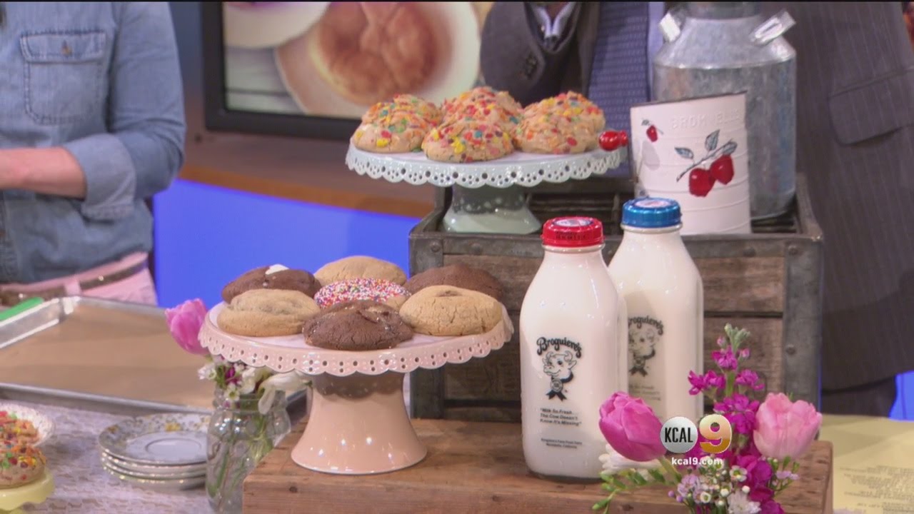 LA's Milk Jar Creates 'Milk And Cereal' Cookie - YouTube
