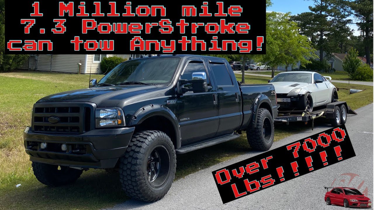 Million Mile 7.3 PowerStroke towing heavy loads!!!!! - YouTube
