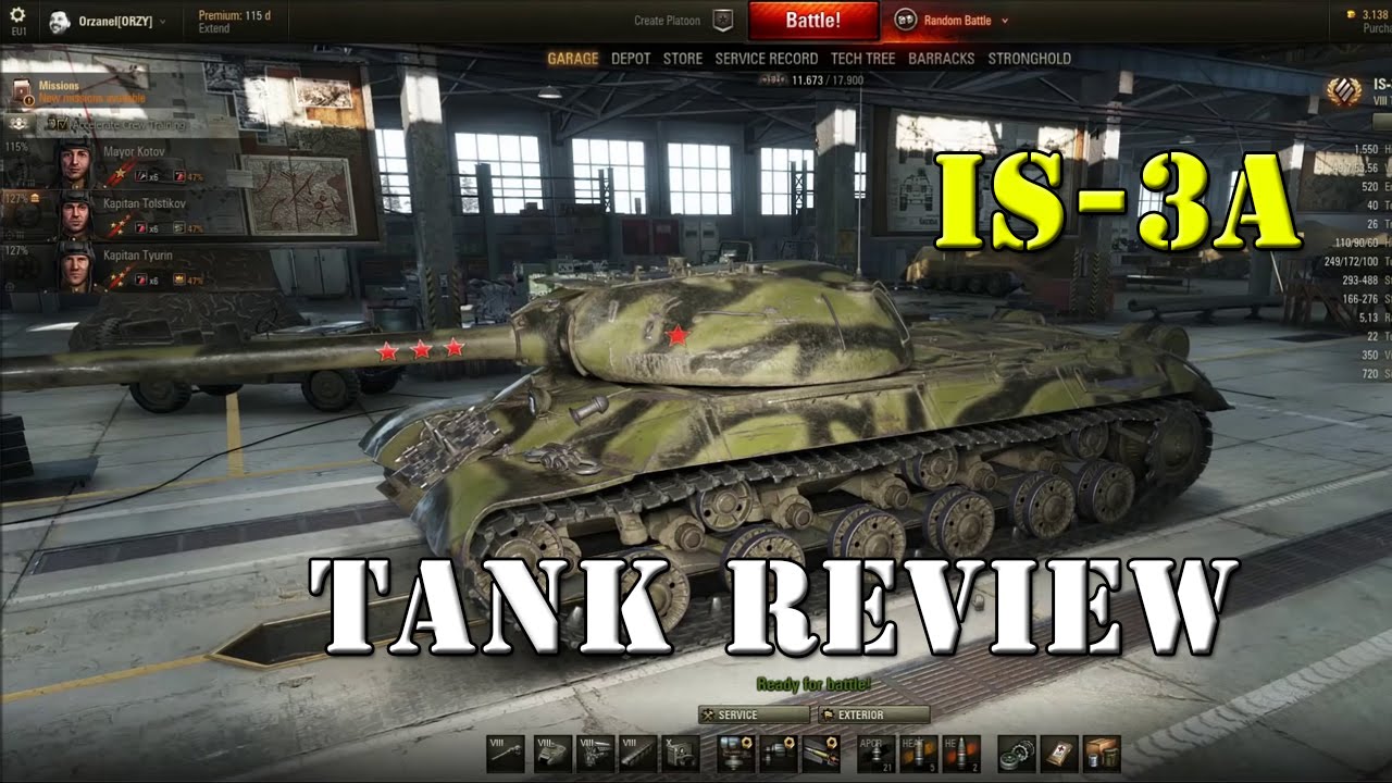 World of tanks IS3A Review - YouTube