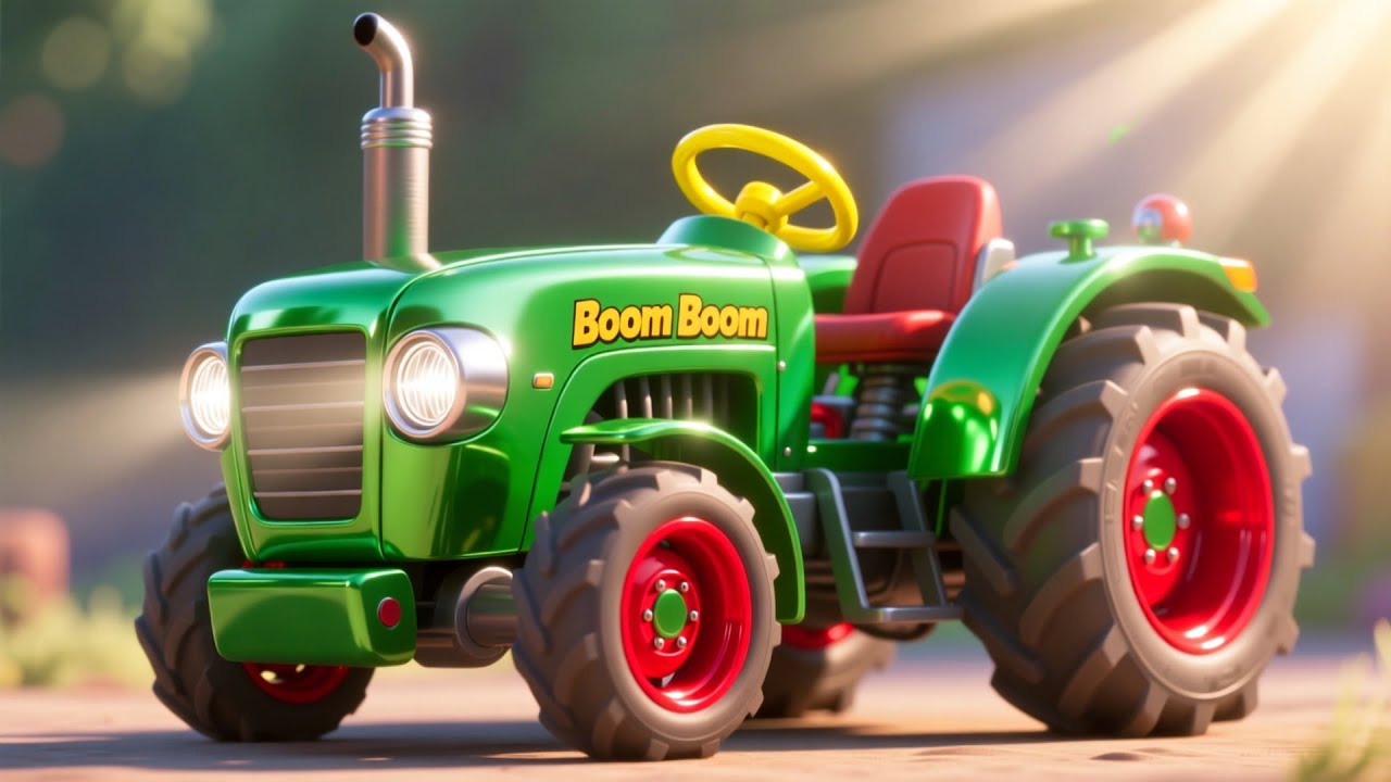 Boom Boom Farm Tractor 🚜🎵 | Fun Counting & Learning for Kids | Toddler ...