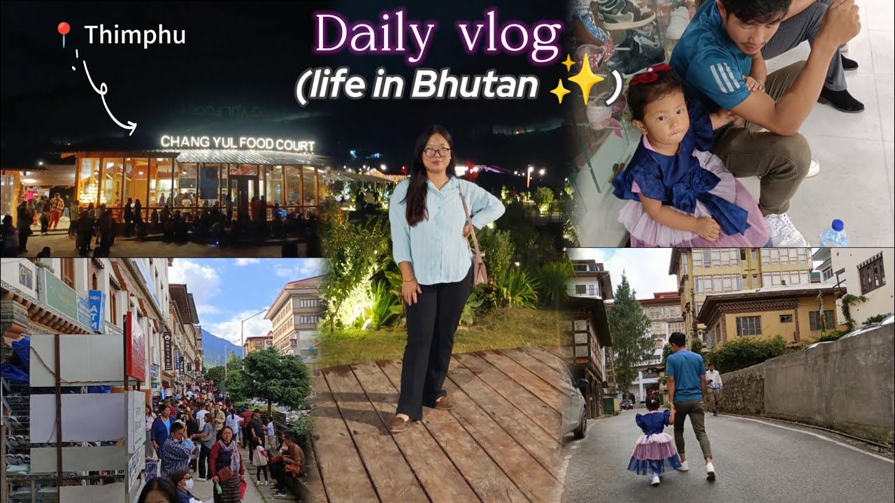 Daily vlog ~ life in Bhutan 🌿 visiting Chang Yul park 🏞️ ( Thimphu ) 🛍 ...