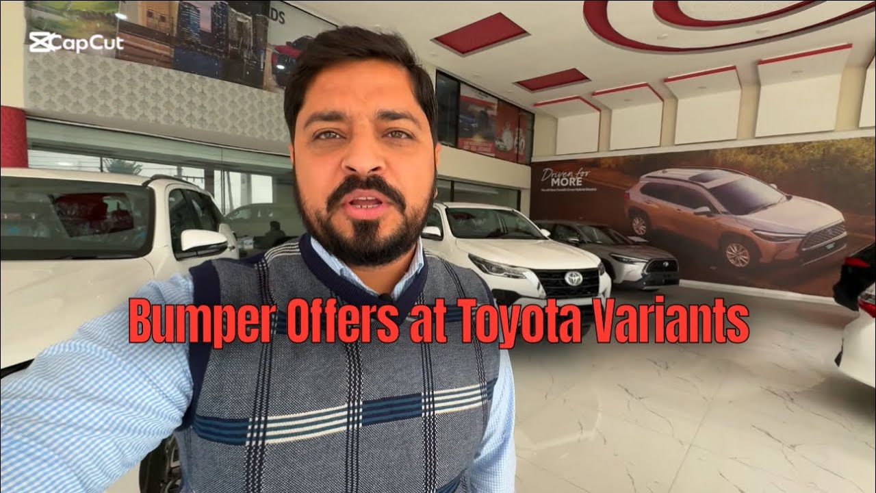 Toyota All Variants Bumper Offer || Details About Toyota variants || 1.3, 1.5 , 1.8 , 2.8 - YouTube