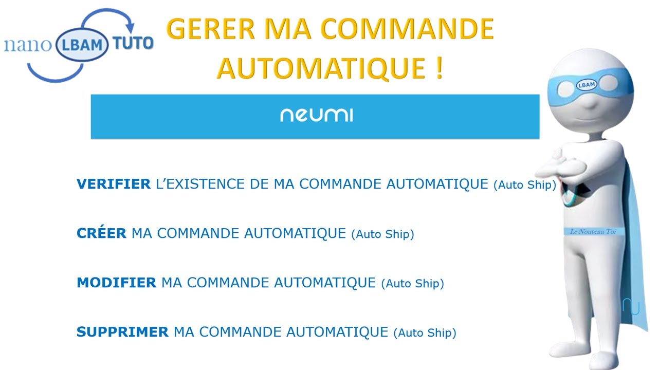 TUTO COMMANDE AUTOMATIQUE NEUMI - YouTube