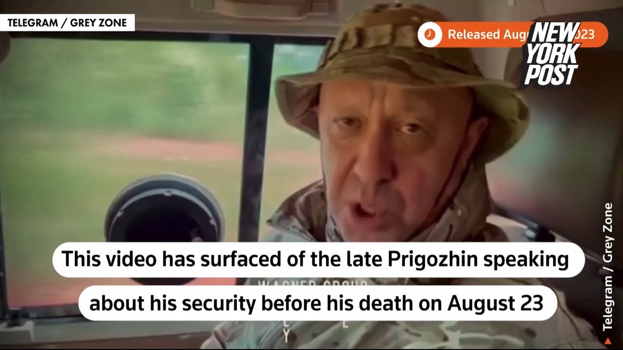 Prigozhin talks assassination attempts in newly released video fueling ...