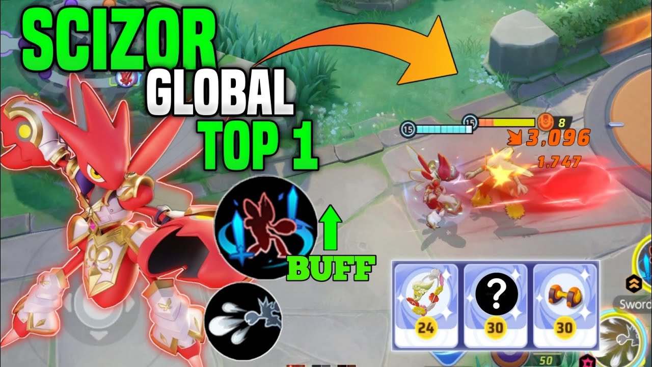 SCIZOR GLOBAL TOP RANK NO.1 BUILD FOR BULLET PUNCH! 100% BRUTAL DAMAGE ...