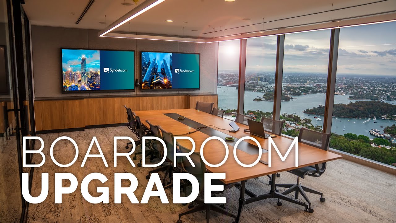 Objective Boardroom Upgrade - Audio Visual Installation - YouTube