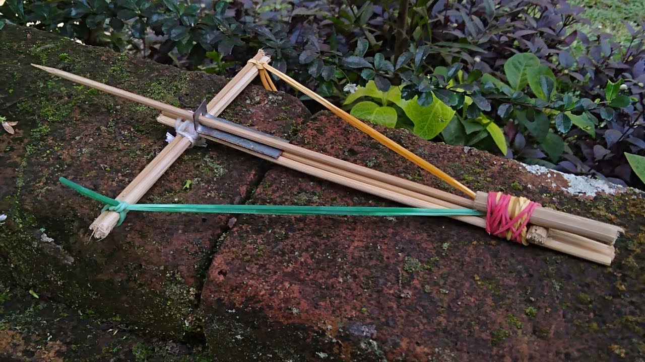 Cara Membuat Panah Mini Dari Tusuk Sate - YouTube