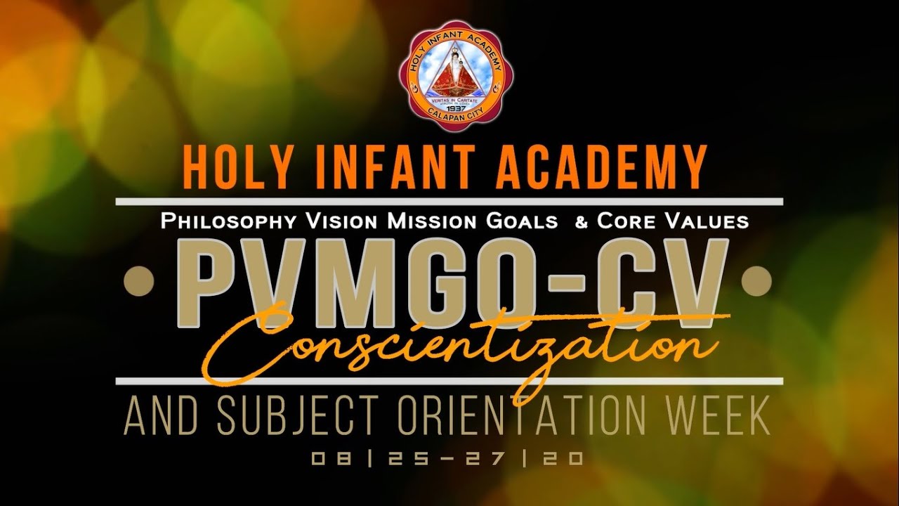 HIA-PVMGO-CV Conscientization and Subject Orientation Week - YouTube