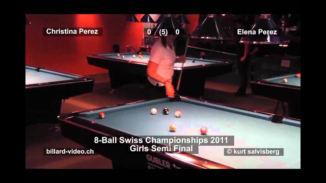 Pool Billard Swiss Championships 2011 8-Ball Girls Part 1 - YouTube