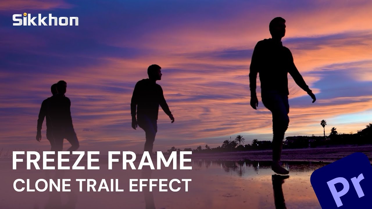 Freeze Frame Clone Trail Effect in Premiere Pro | Sikkhon - YouTube