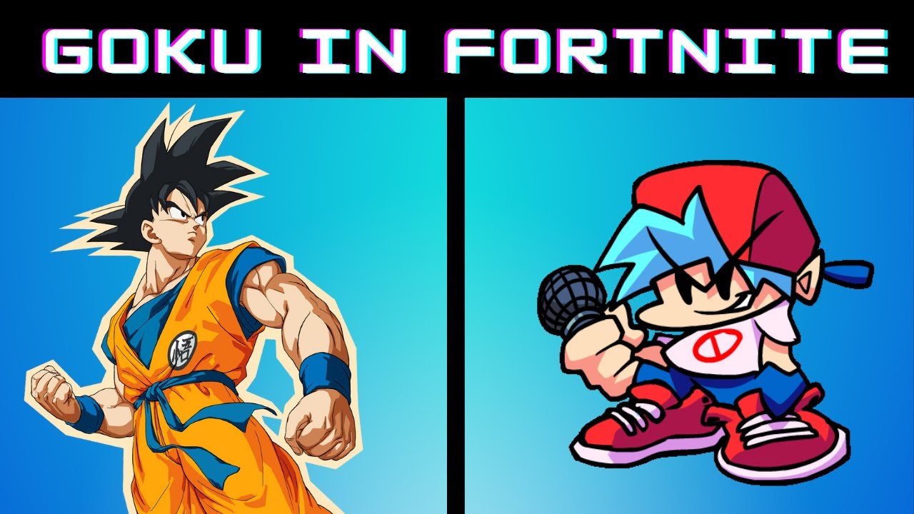 NEW FNF mods VS Goku in Fortnite (FNF MOD/Hard) #fnf #fridaynightfunkin ...