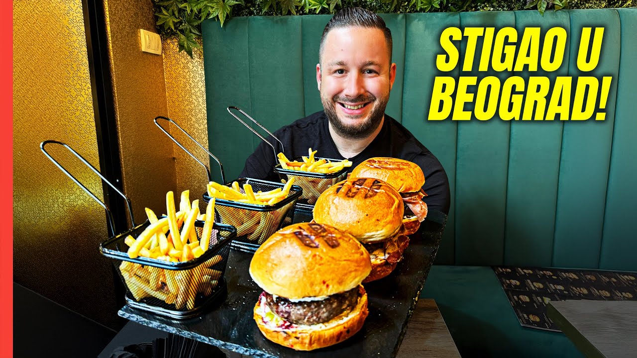 Je li ovo najbolji burger u Srbiji??? - YouTube