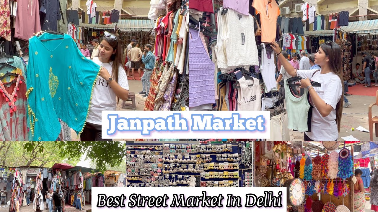 Janpath Market Vlog | Best Street Market In Delhi | Be That Diva - YouTube