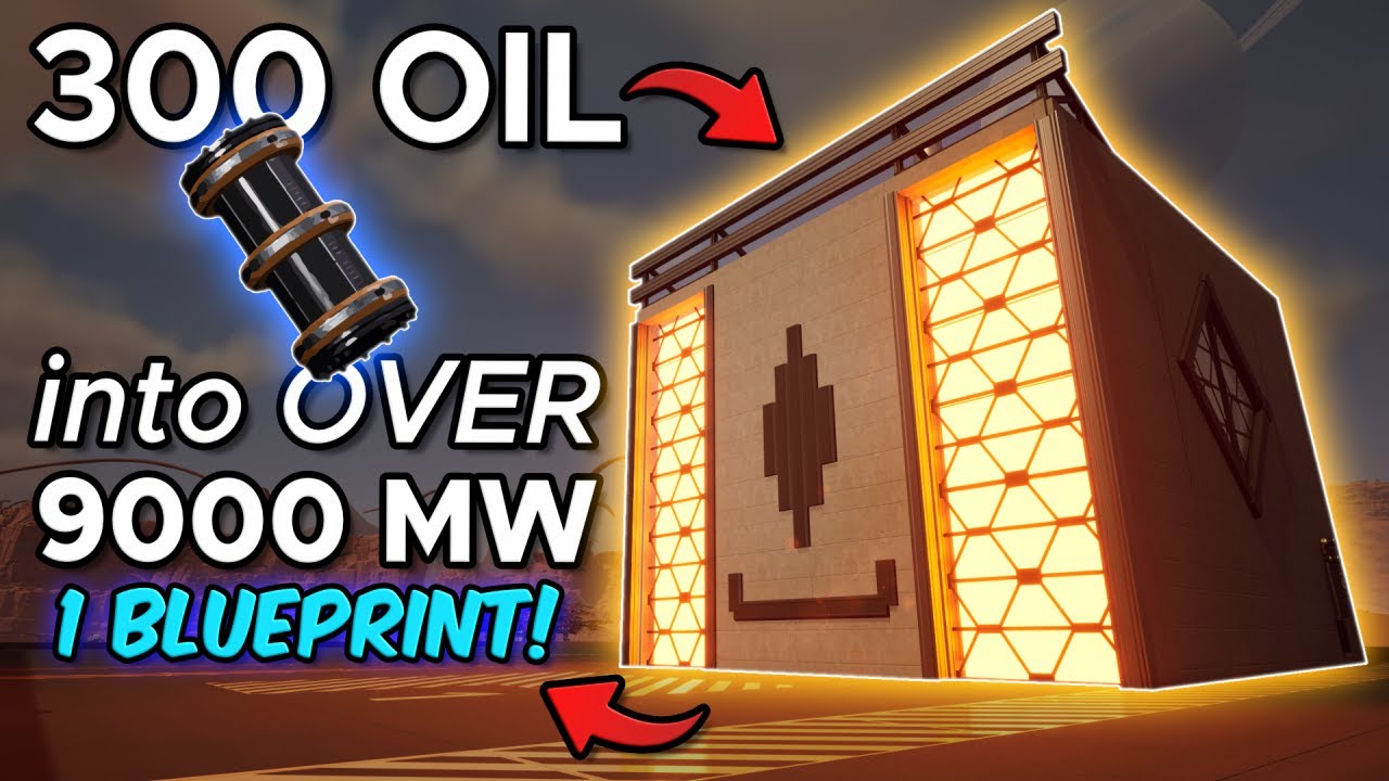 1-CLICK Fuel Power in Satisfactory! - YouTube