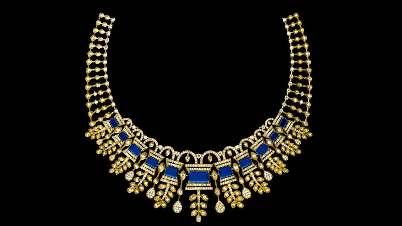 complete Cad Work || Full necklace designs \\ 1 - YouTube