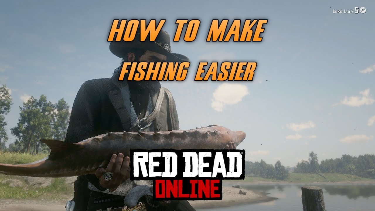 Red Dead Online How to make Fishing easier - YouTube