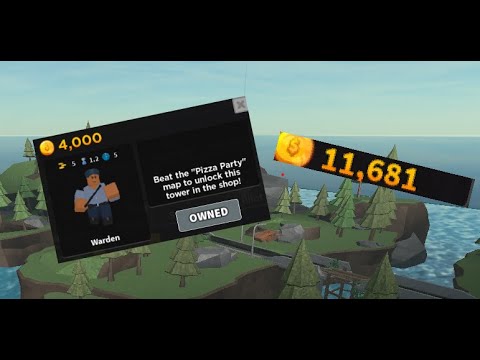 Warden Showcase (Roblox TDS) - YouTube
