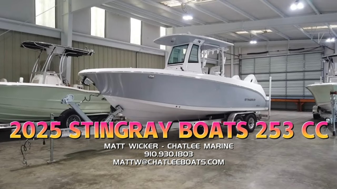 2025 Stingray 253 CC. A Boat For Every Budget!! Under 130k!!! Boat show ...