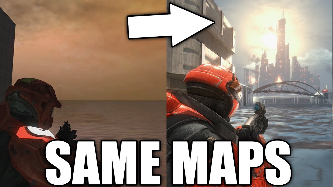 Halo Skybox Evolution Over The Years (From Every Halo Game) - YouTube