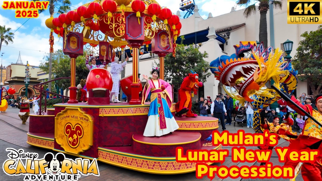 Mulan's Lunar New Year Procession Parade- Disney California Adventure ...