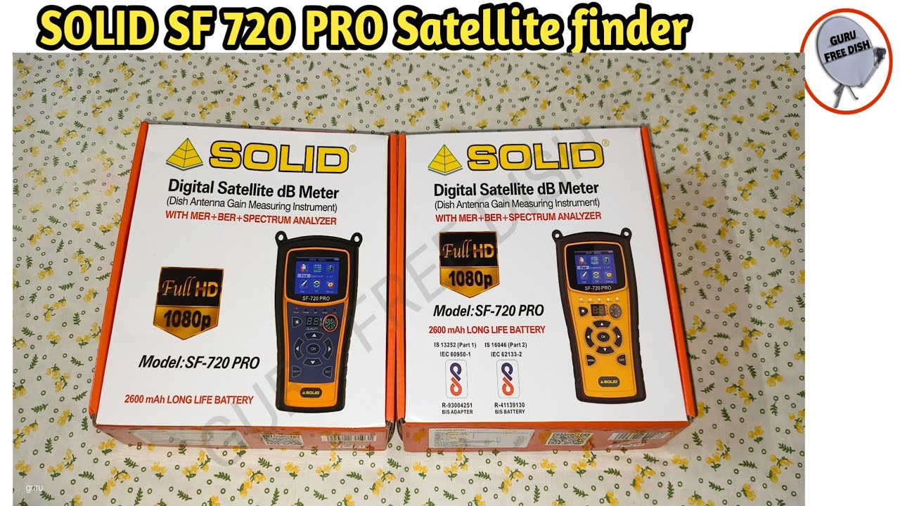 solid SF 720 pro digital Satellite finder new model ||solid SF 720 pro ...